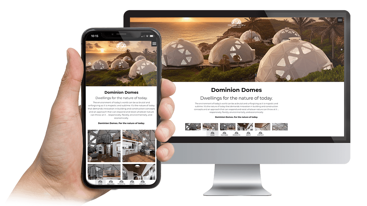 Dominion Domes | JABA Web Design